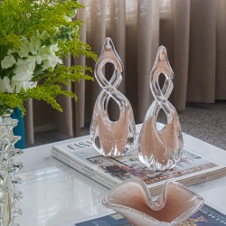 Escultura Murano Infinity Pp Muranos Champagne