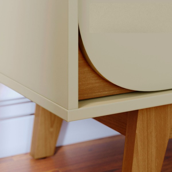 Rack para TV Até 75 Polegadas Selene 3 Gavetas Cumaru/Opala - Madetec