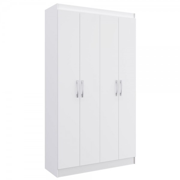 Armário Multiuso Costa Rica 4 Portas 8 Prateleiras 40468 Branco - Pnr ...