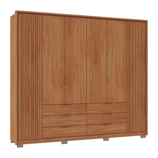 Guarda-Roupa Casal Maximus 6 Portas 6 Gavetas Buriti - Caemmun