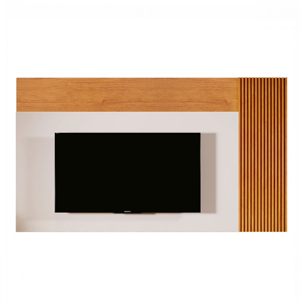 Painel para TV Até 75 Polegadas Logan Naturalle/Off White - Mavaular