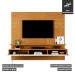 Painel para TV Até 55 Polegadas Italia 3 Portas Naturalle/Off White ...