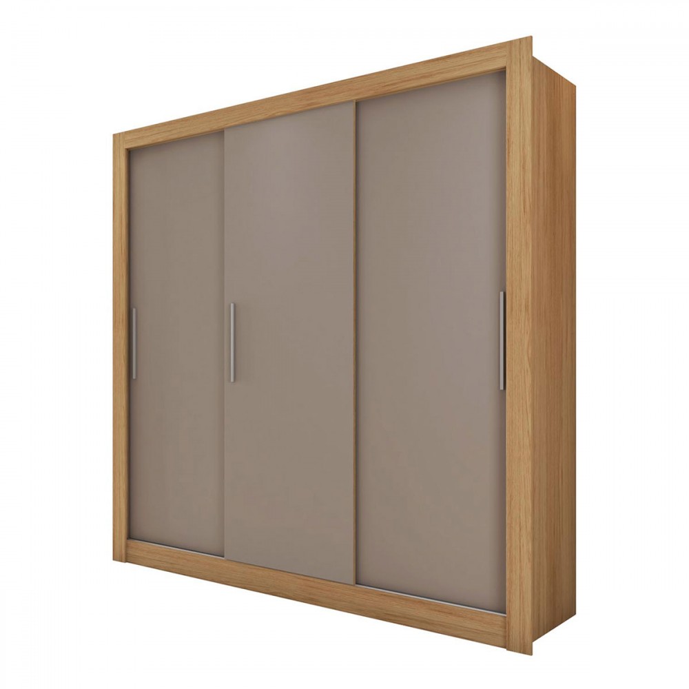 Guarda-Roupa Casal Santiago 3 Portas 4 Gavetas 4 Prateleiras Flex ...