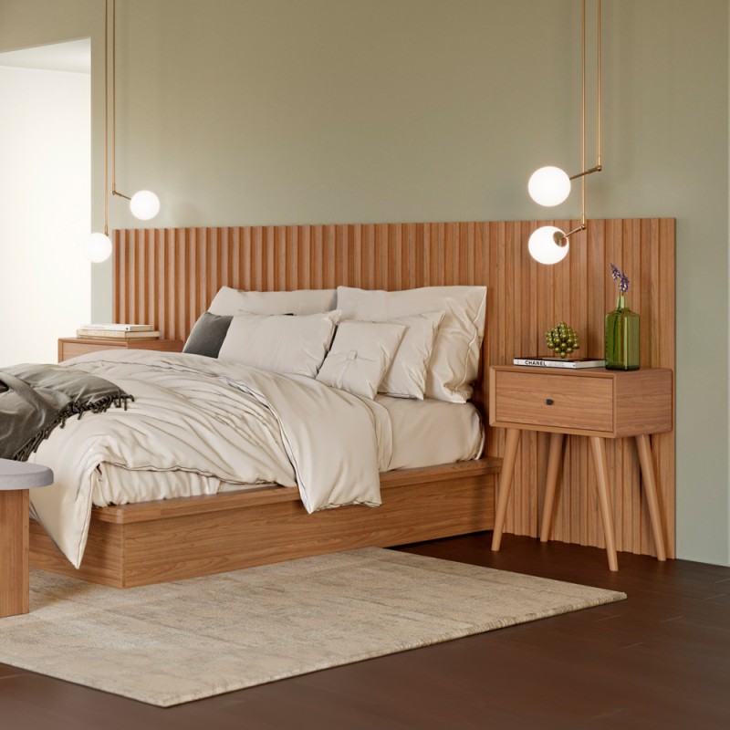 Cabeceira Casal Ripado Freijó - Dalla Costa