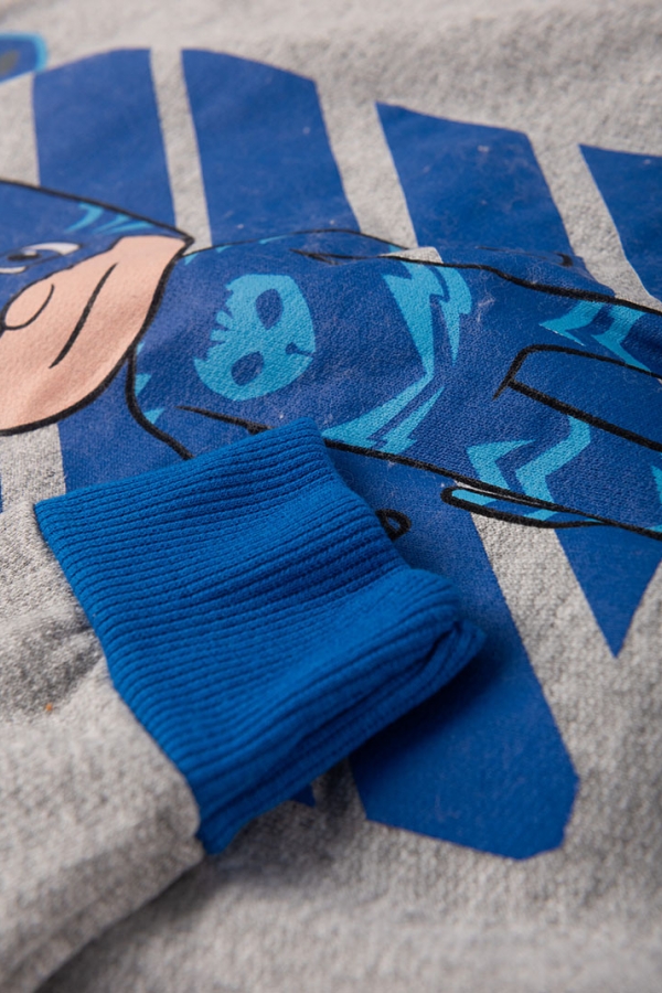 Conjunto Masculino Infantil Blue Catboy - Pj Masks Cinza