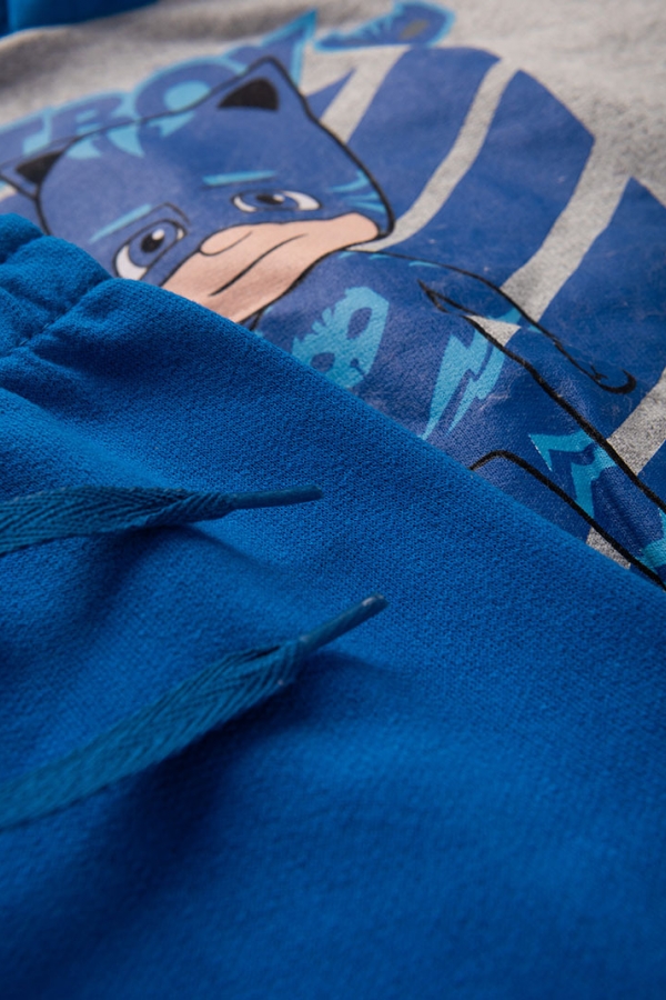 Conjunto Masculino Infantil Blue Catboy - Pj Masks Cinza